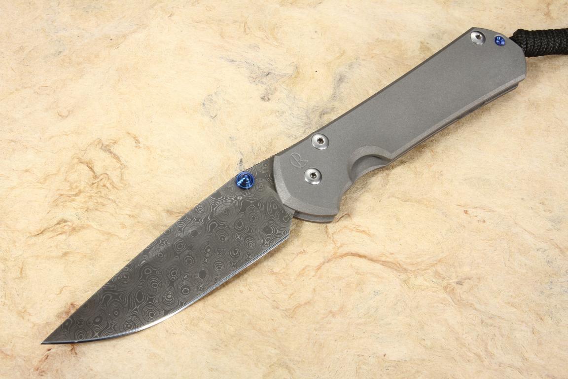 Chris Reeve Large Sebenza 31 Raindrop Damascus + Free Shipping
