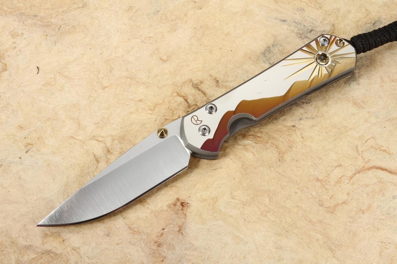 Chris Reeve Knives Small Sebenza 31 Morning Sun Folding Knife - Unique ...