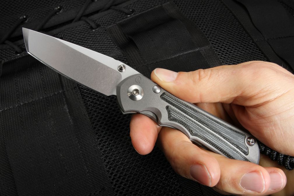 Chris Reeve Small Inkosi - Black Micarta with Tanto Blade