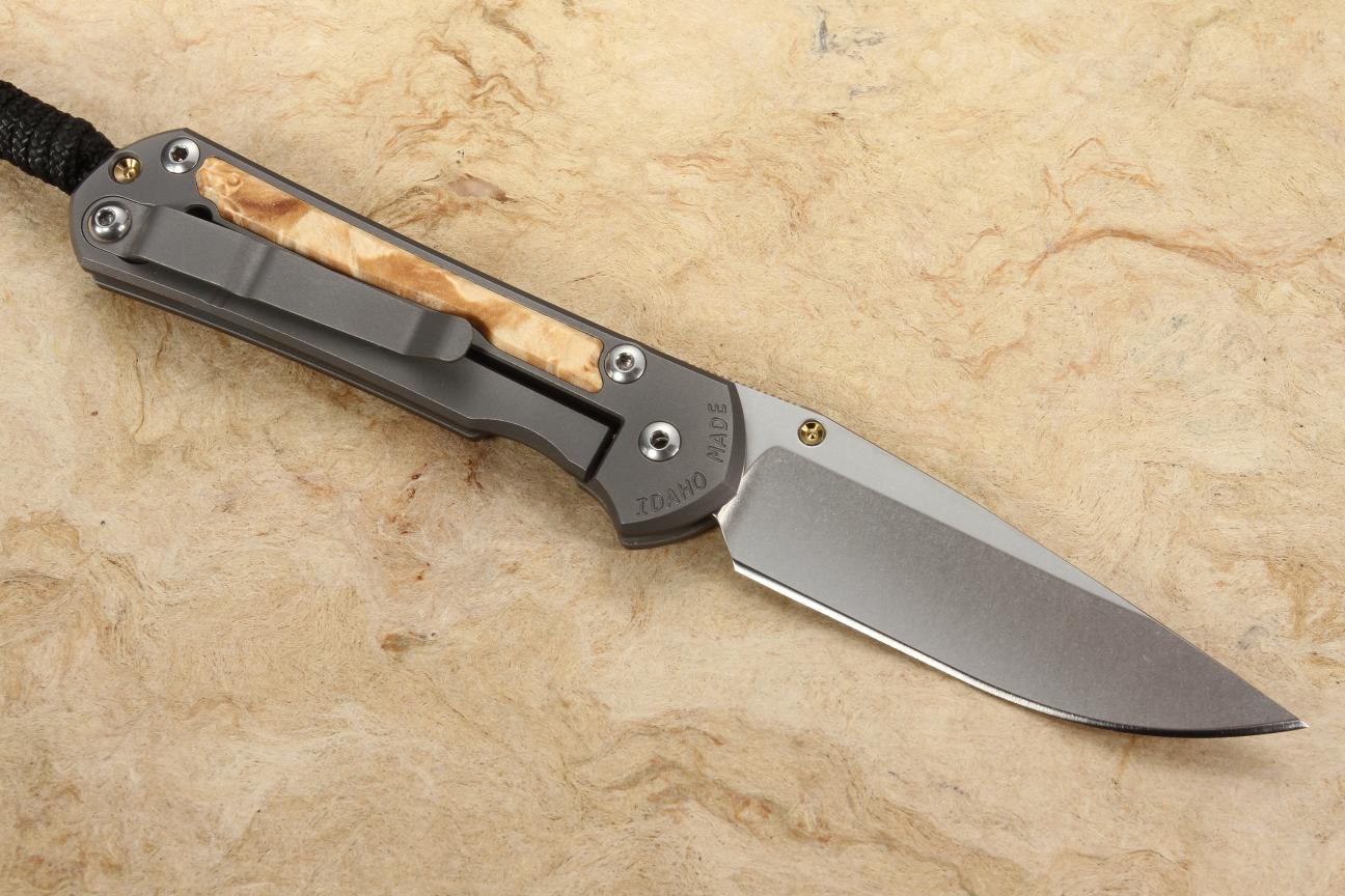 Small Sebenza 31 Box Elder - KnifeArt + Free Shipping