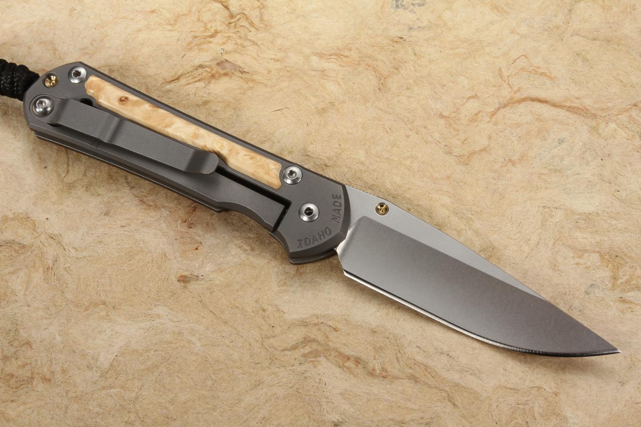 Small Sebenza 31 Box Elder - KnifeArt + Free Shipping