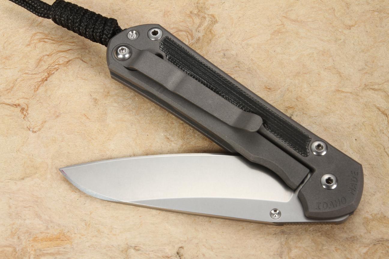 Chris Reeve Small Sebenza 31 Insingo Black Canvas Micarta - MagnaCut ...