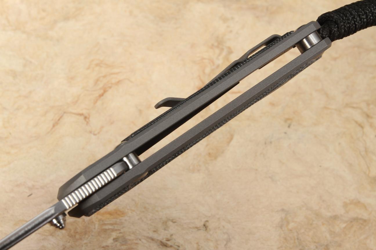 Chris Reeve Small Sebenza 31 Insingo Black Canvas Micarta - MagnaCut ...