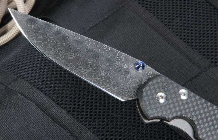 Chris Reeve Large Carbon Fiber Sebenza, Raindrop - Free Shipping