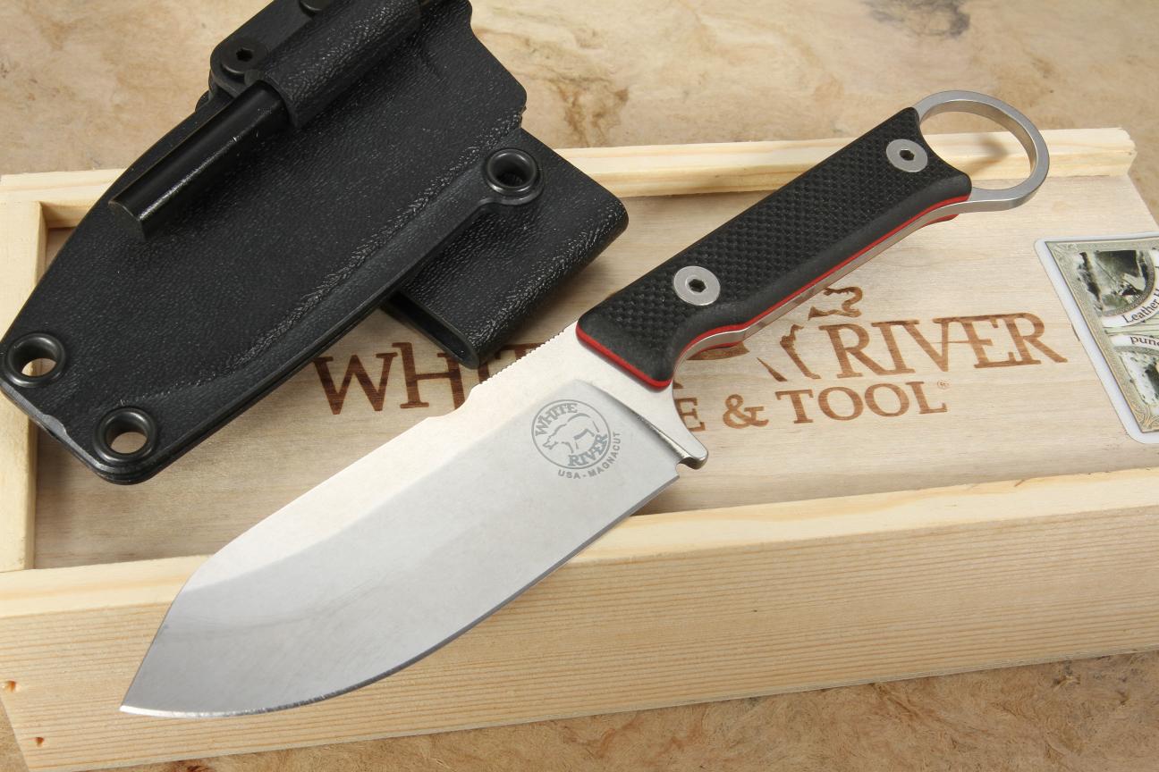 Exclusive MagnaCut White River Firecraft FC 3.5" Pro - Black and Red G ...