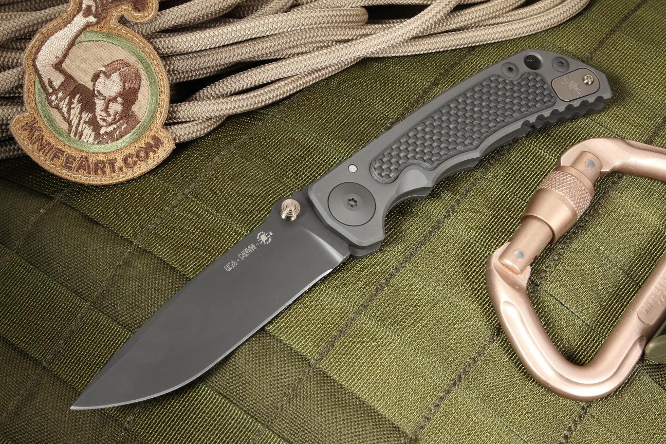 Spartan Harsey Folder (SHF) Carbon Fiber & Black PVD + Free Shipping