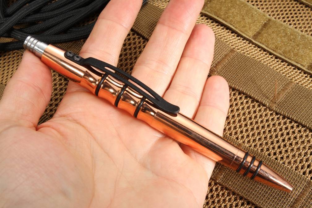 Tuff Writer Polished Copper Precision Press Pen