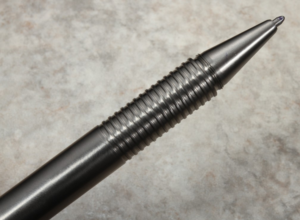 Matthew Martin Tactical Pen - Titanium with Cap - In Stock
