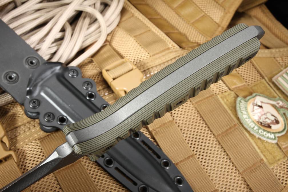 RMJ Jungle Dagger Dirty Olive G10 Tactical Fixed Blade + Free Shipping