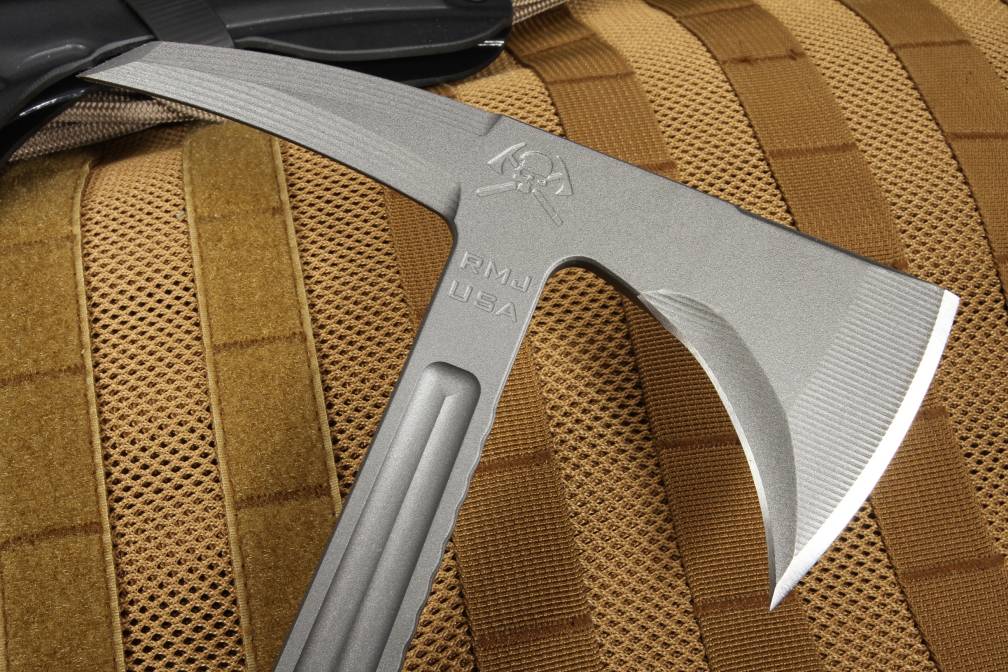 RMJ Tactical Kestrel Feather Tomahawk - Dirty Olive + Free Shipping