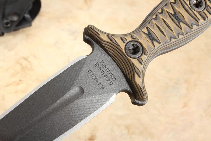 RMJ Tactical Raider Dagger - Hyena Brown + Free Shipping