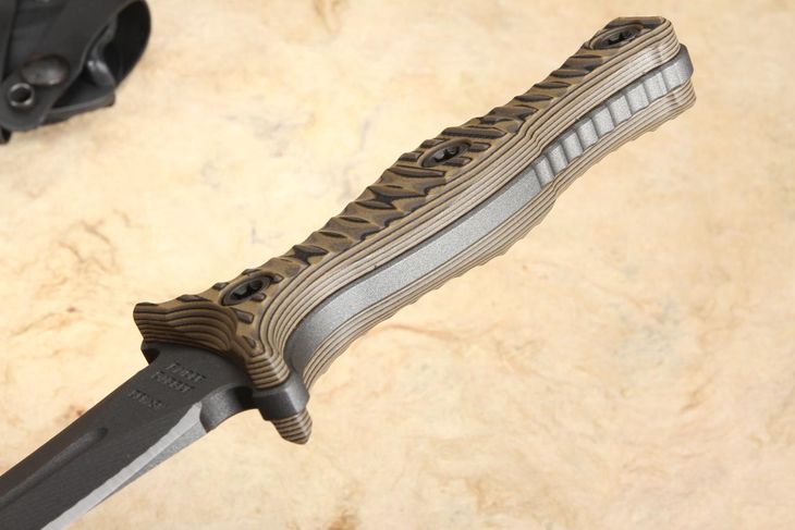 RMJ Tactical Raider Dagger - Hyena Brown + Free Shipping