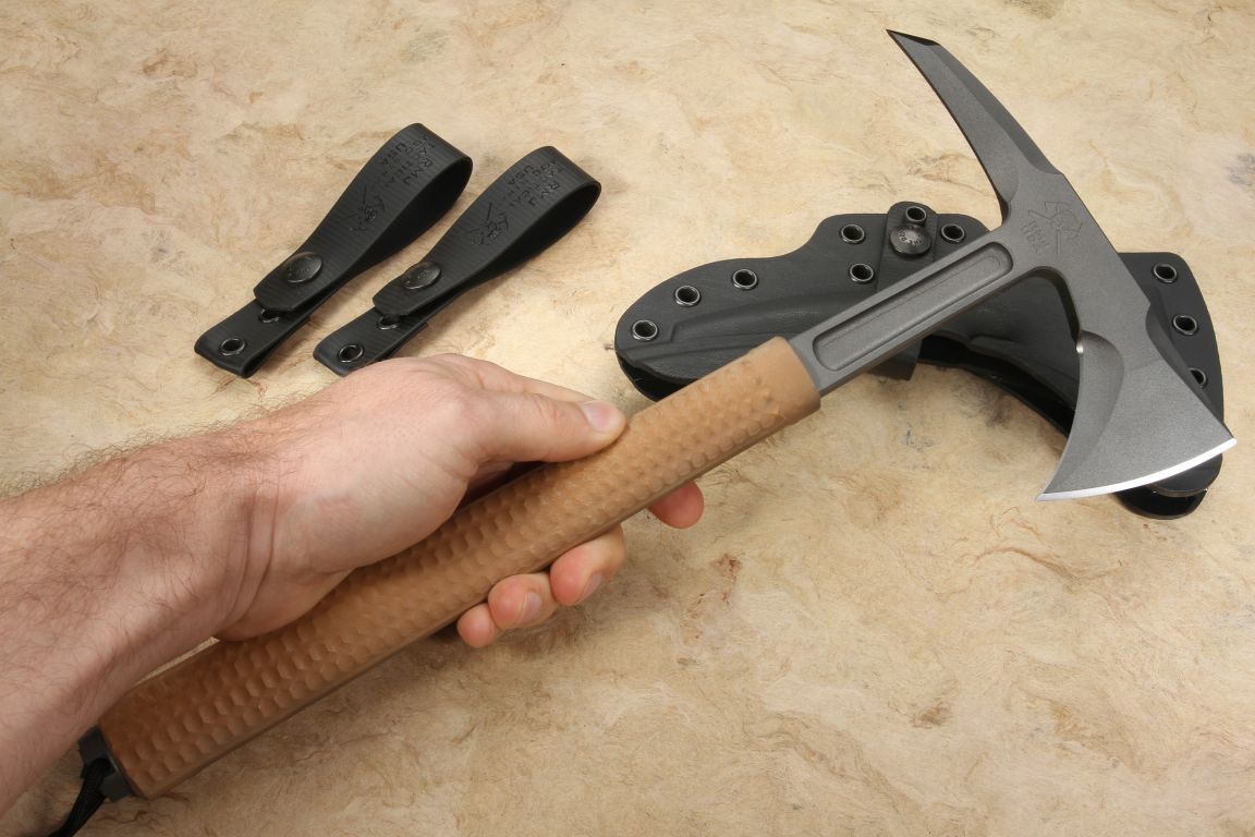 RMJ Tactical Shrike S13 - Coyote Brown - Tomahawk + Free Shipping