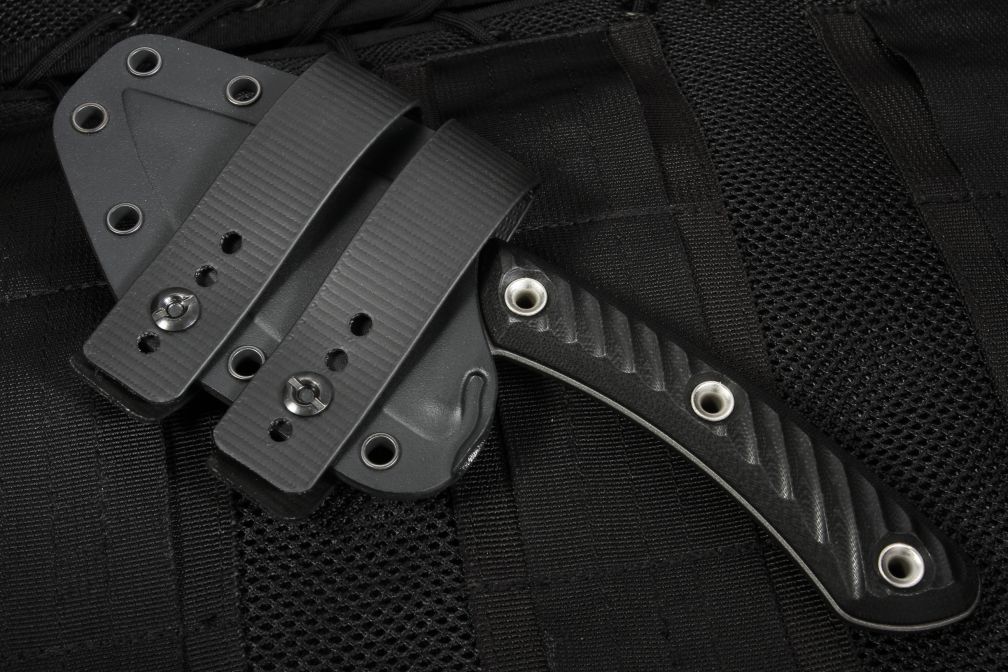 RMJ Tactical Nomad - Black - Fixed Blade + Free Shipping