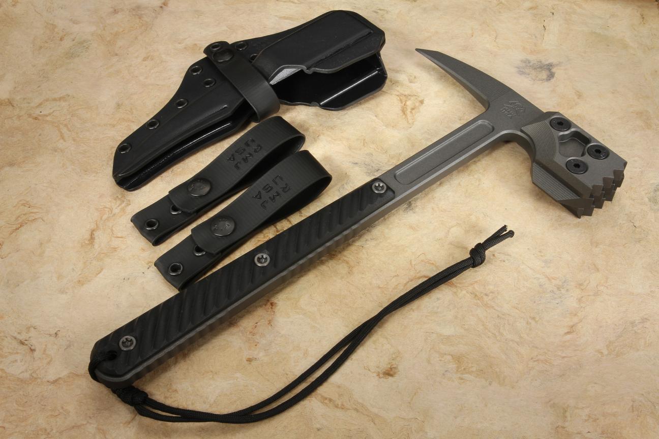 RMJ Tactical - Cuddles - Tungsten Black and Black G10 + Free Shipping