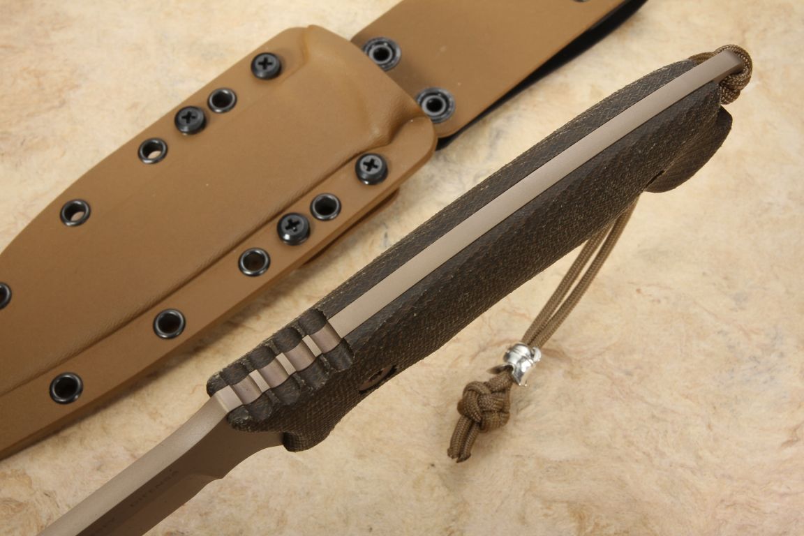 Spartan Harsey Difensa 6.25" Blade FDE Tactical Knife + Free Shipping