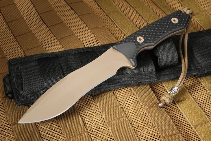 Spartan Blades Ronin Shinto - FDE Blade, Black Handle + Free Shipping