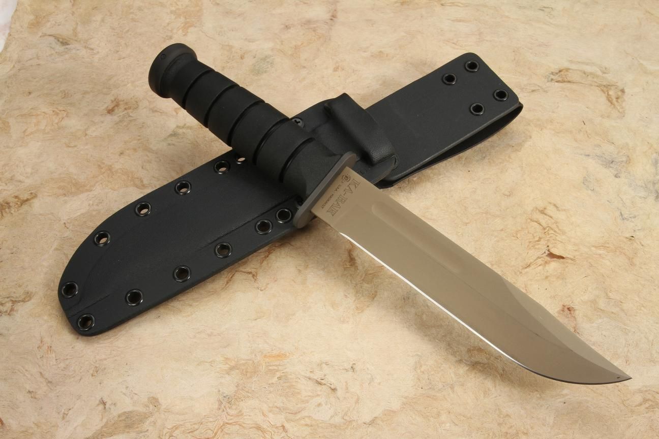 Spartan KA-BAR - Flat Dark Earth MagnaCut Blade - Black Kydex + Free ...