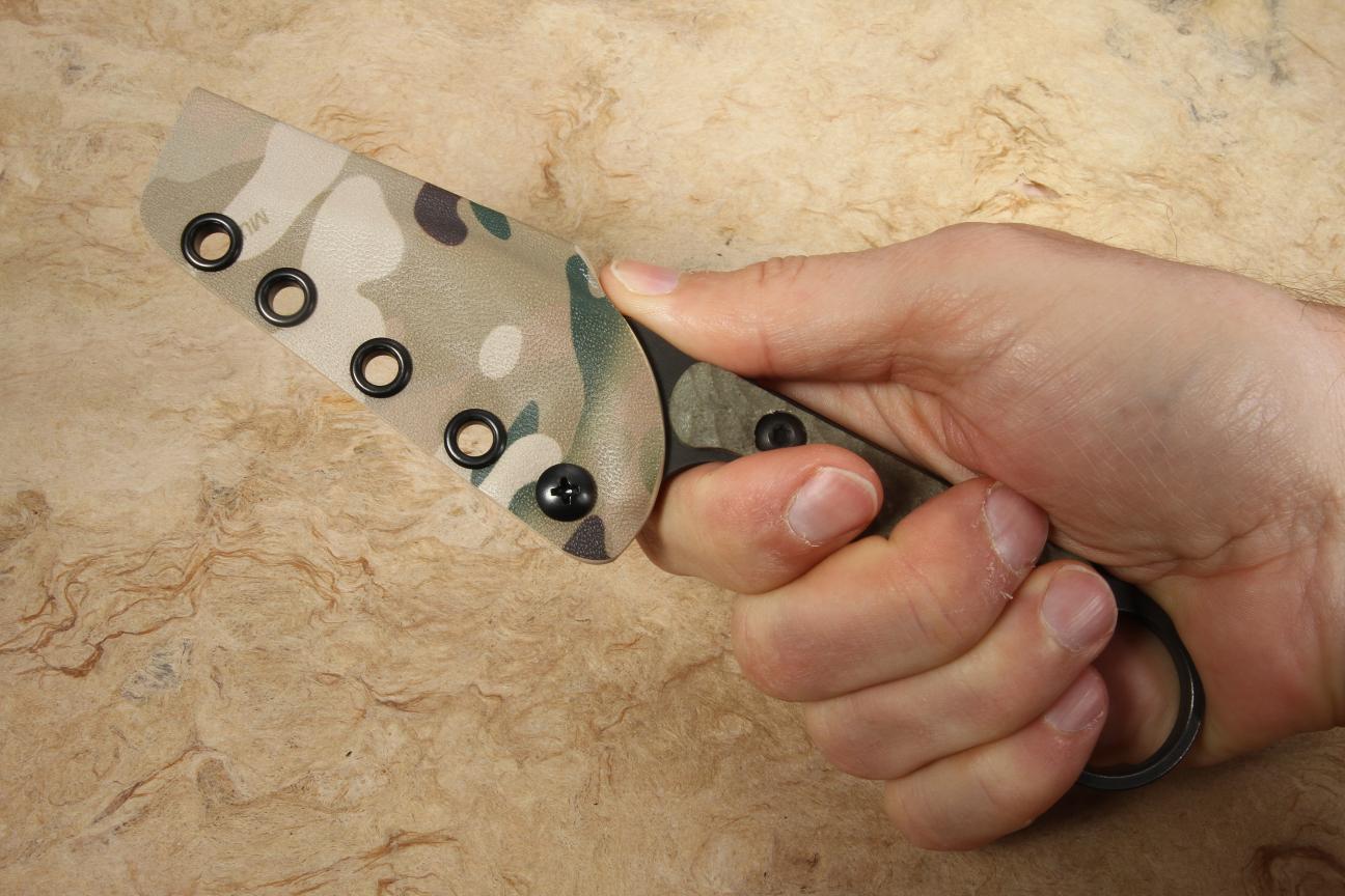 Toor Jank Shank - Covert Green G10, Black Oxide Coated CPM 154 Steel