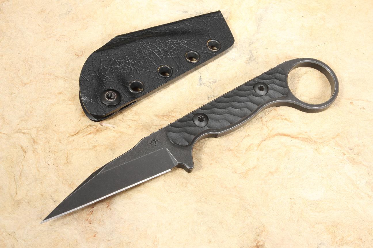 Toor Jank Shank - Black G10, Shadow Black CPM 154 Steel