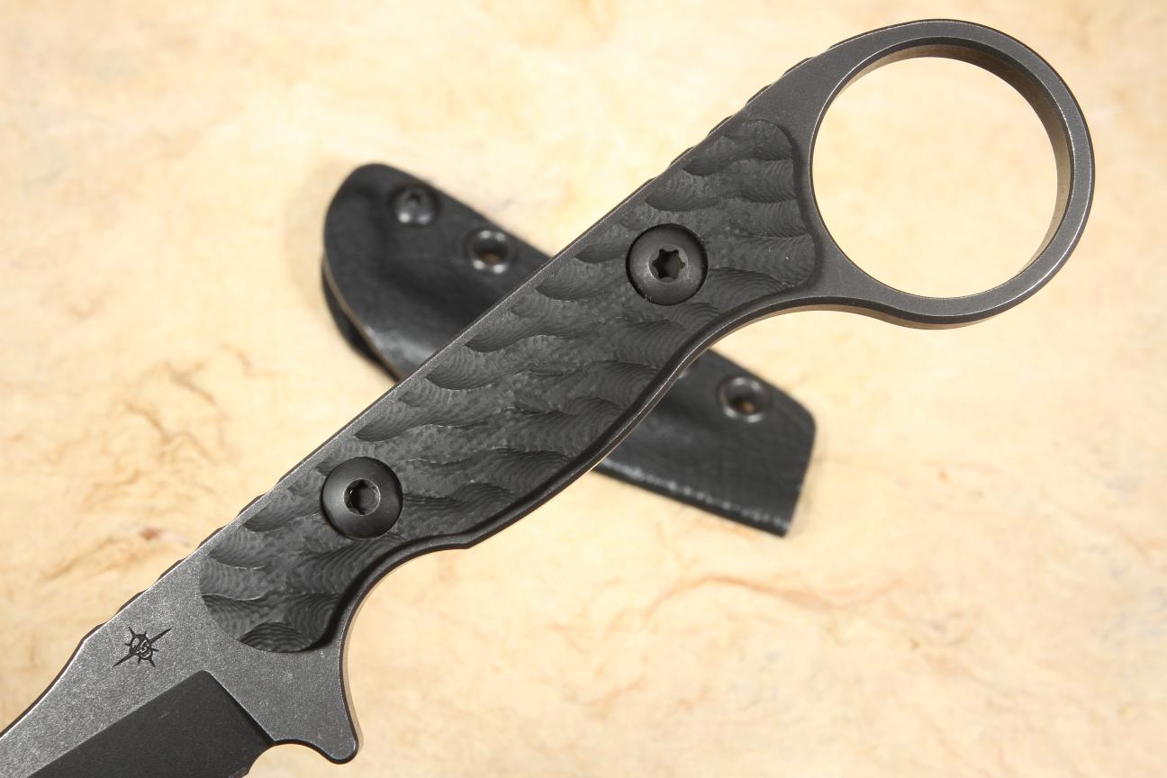 Toor Jank Shank - Black G10, Shadow Black CPM 154 Steel