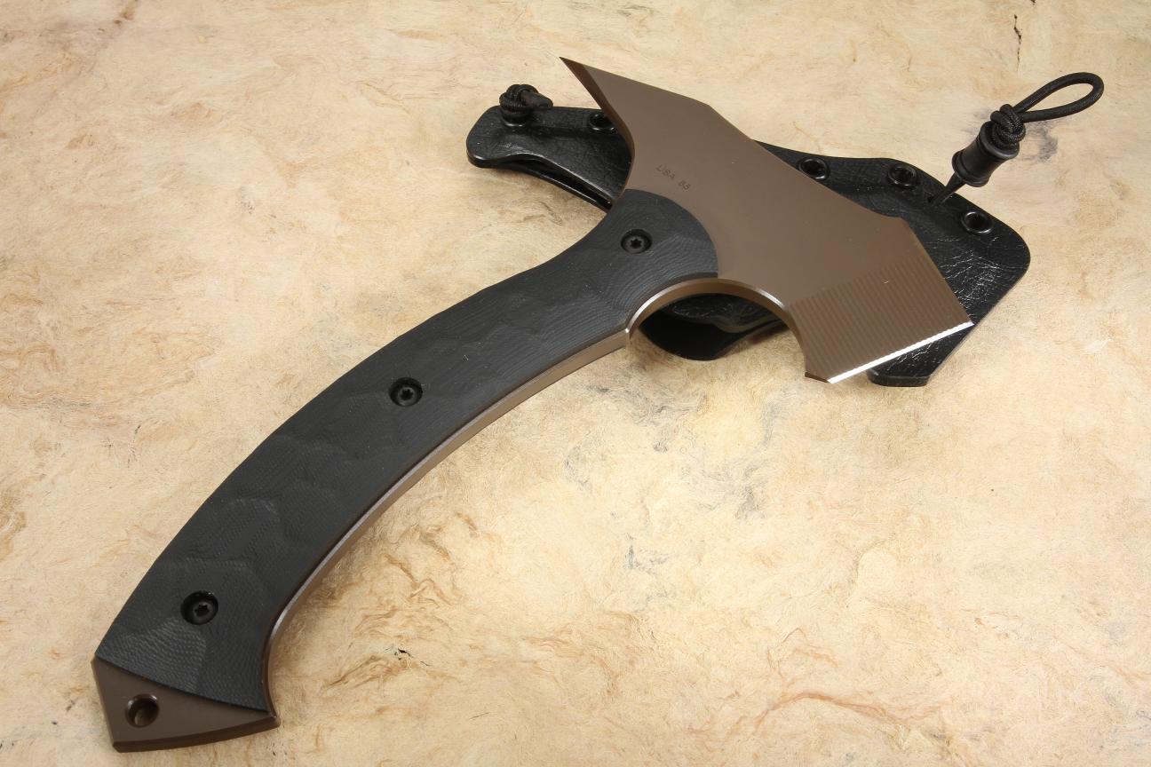 Toor Tomahawk F13 - Black G-10 - Bronze KG