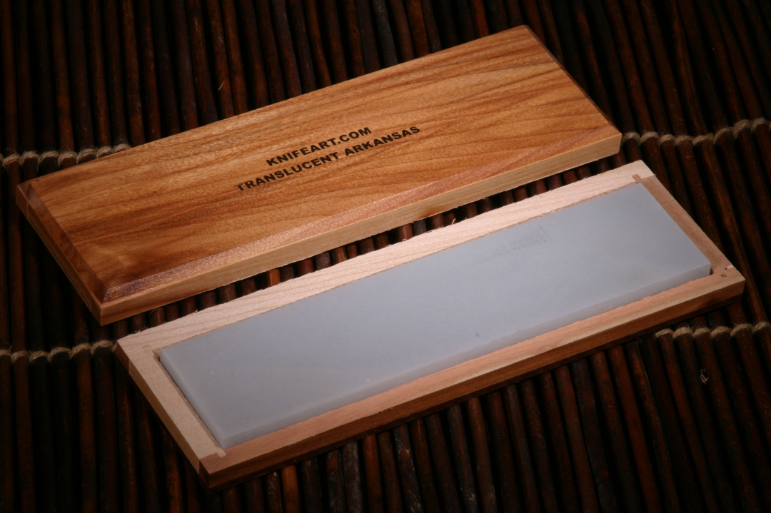 Translucent Arkansas BENCH Sharpening Stone - Free Shipping