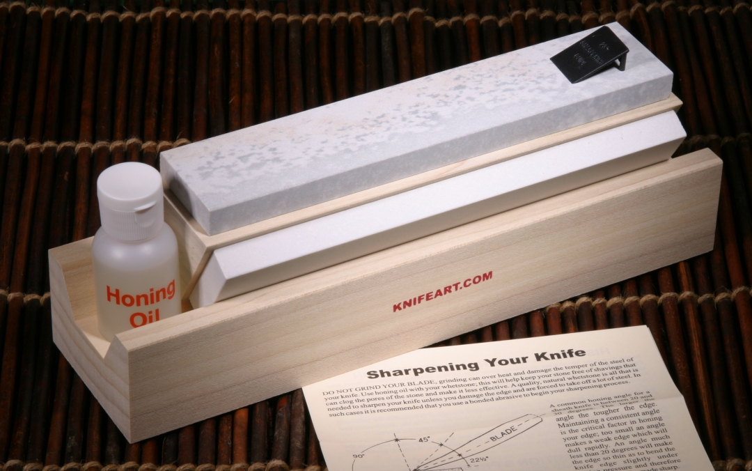 TRI-STONE Arkansas Sharpening Stones - Knife Sharpening Stones