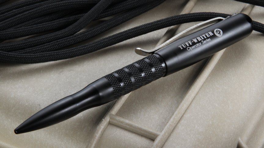 Tuff Writer Operator Series Midnight Black Tactical Pen