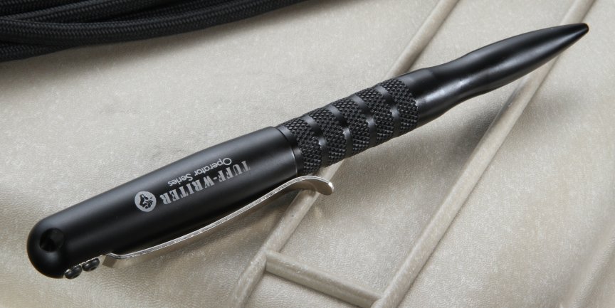 Tuff Writer Operator Series Midnight Black Tactical Pen