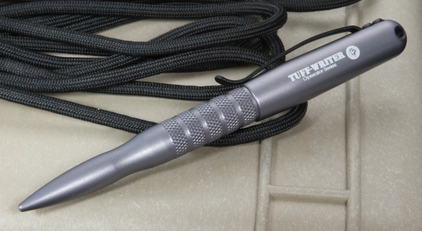 Tuff Writer Operator Series Sniper Gray Tactical Pen