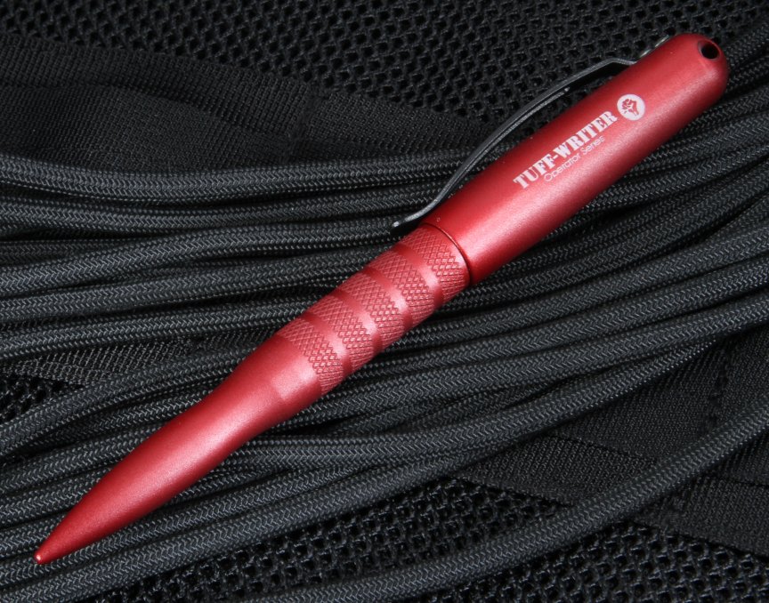 Tuff Writer Operator Tactical Pen - Rescue Red
