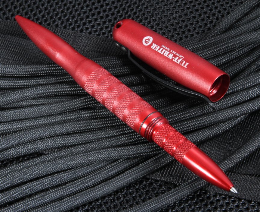 Tuff Writer Operator Tactical Pen - Rescue Red