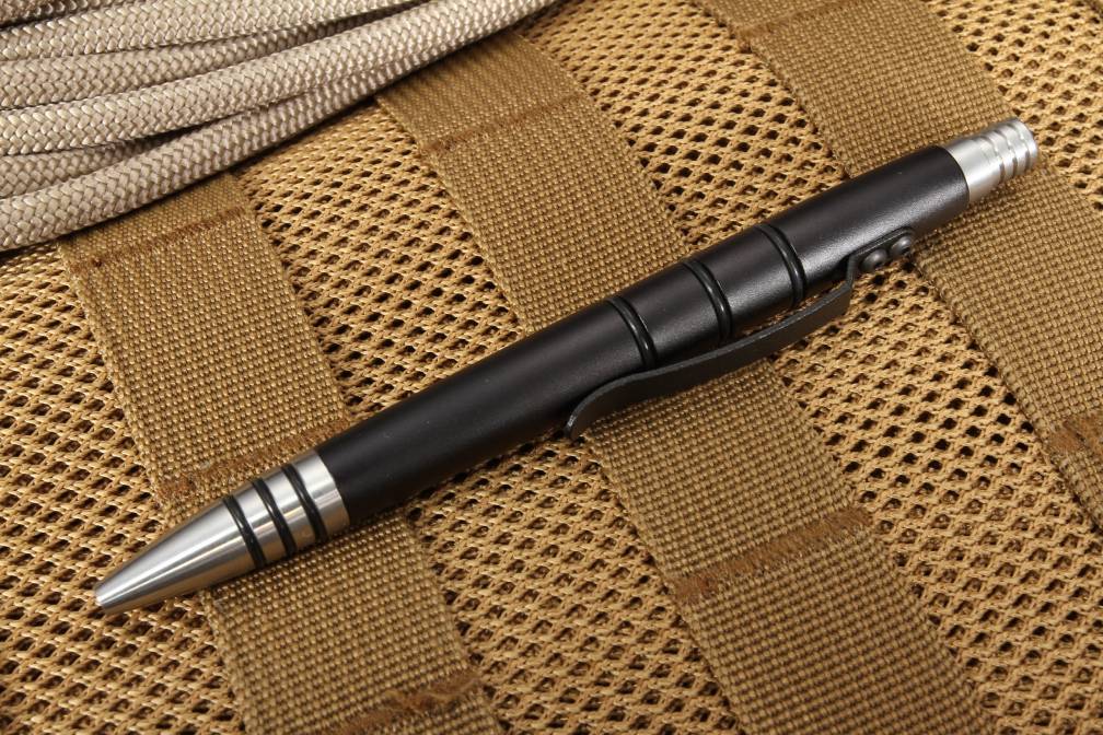 Tuff Writer Pens Mini Click - Black Aluminum Pen - Free Shipping