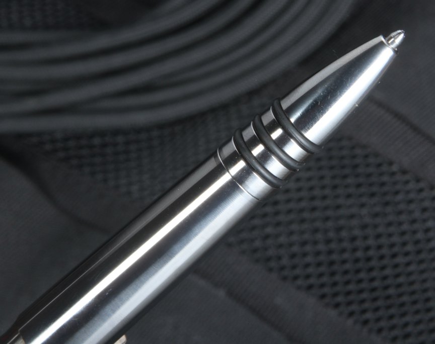 Tuff Writer Precision Press Tactical Pen, Titanium - Best Price