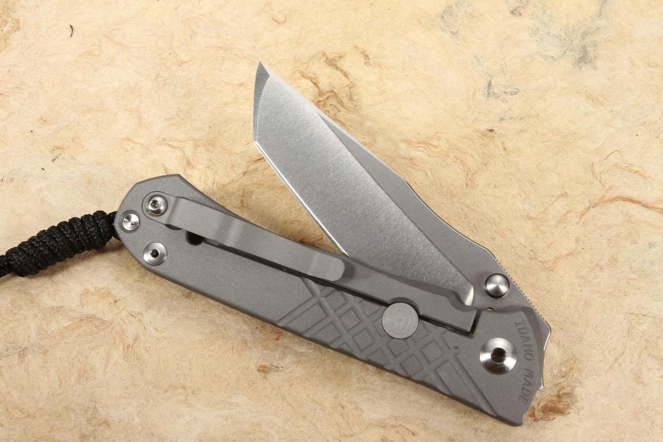 Chris Reeve Left Hand Umnumzaan Tanto - MagnaCut Steel Folding Knife ...