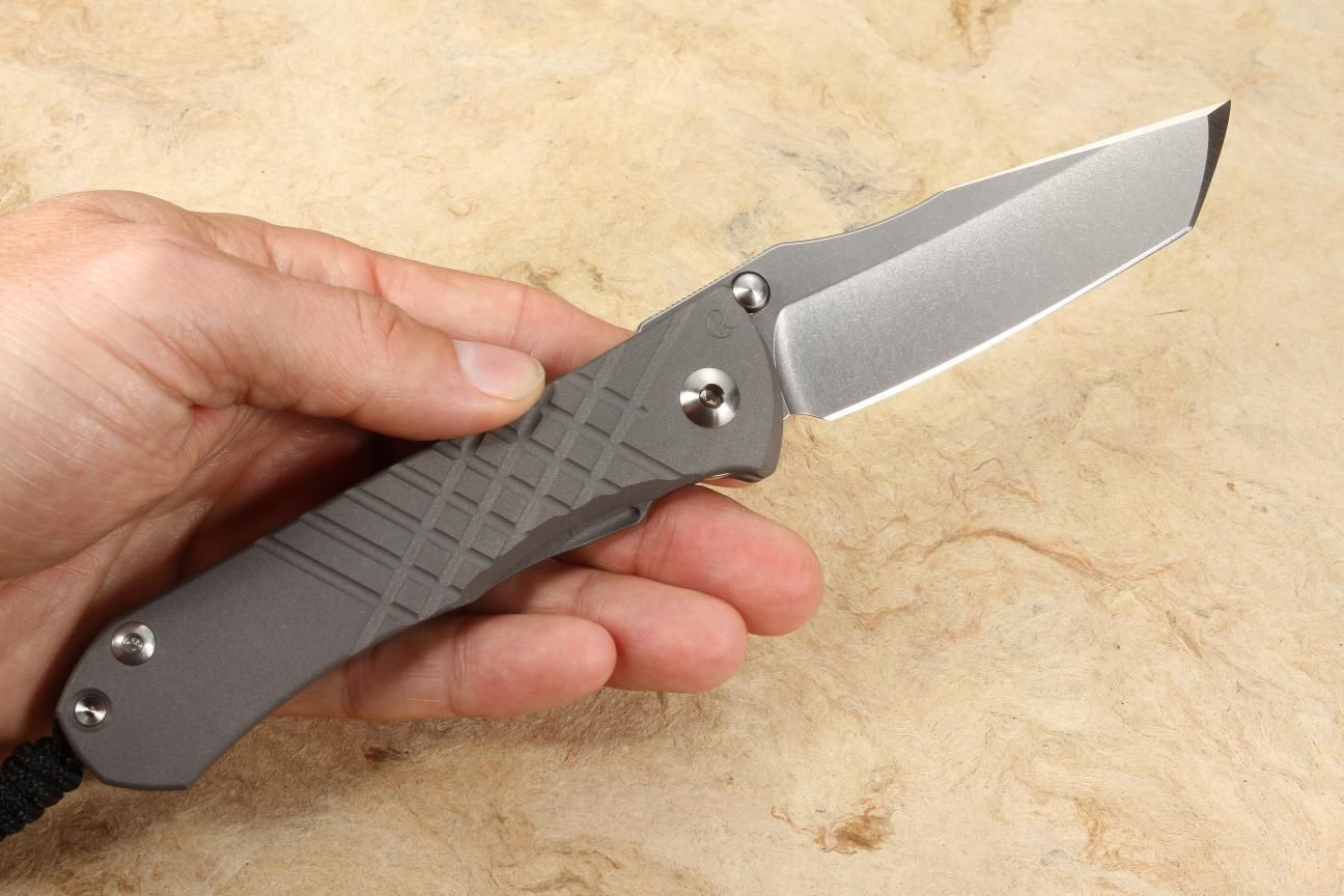 Chris Reeve Left Hand Umnumzaan Tanto - MagnaCut Steel Folding Knife ...