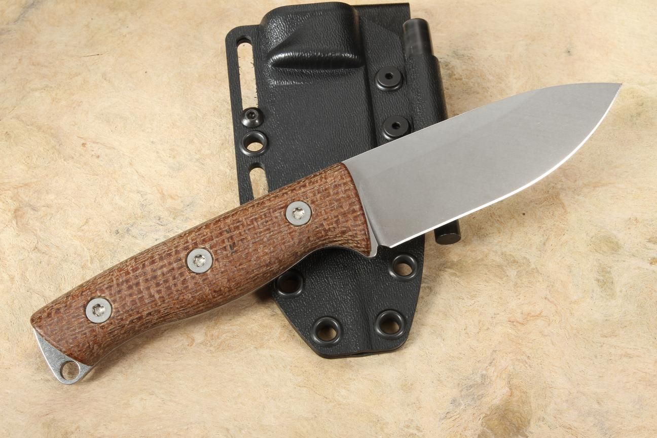 White River Ursus Cub - Natural Burlap Micarta - MagnaCut - EDC Bushcraft + Free Shipping