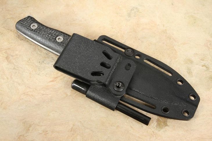 White River Ursus Cub - Black Burlap Micarta - MagnaCut - EDC Bushcraft ...