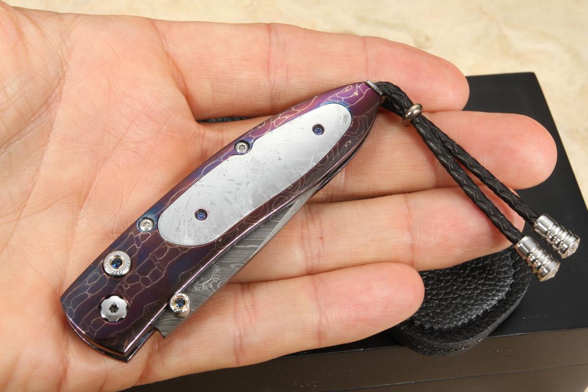 William Henry B05 Halley Folder Meteorite/Damascus- Best Price
