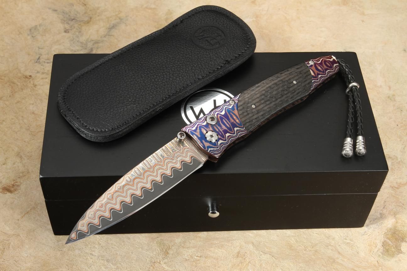 William Henry B30 Carbon Pocket Knife - KnifeArt.com + Free Shipping