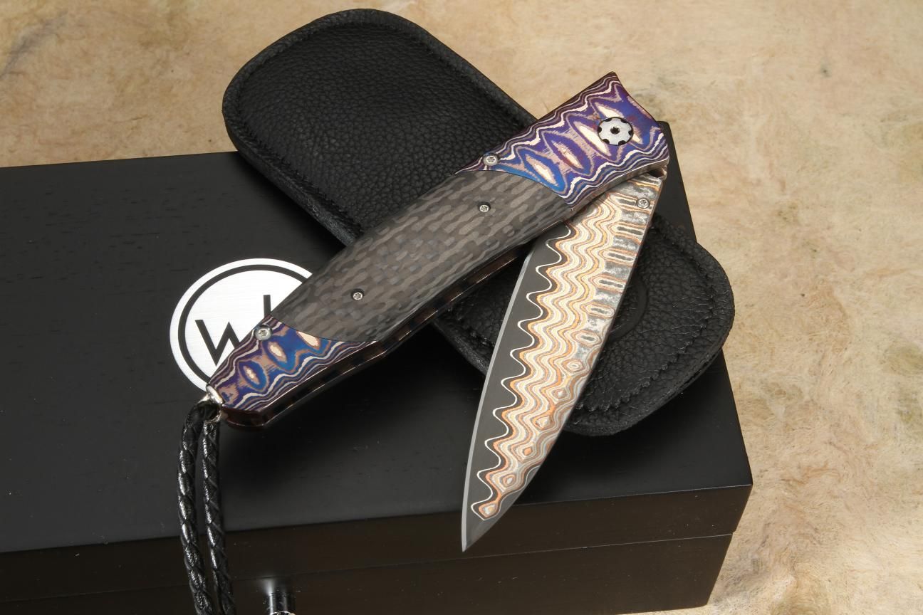 William Henry B30 Carbon Pocket Knife - KnifeArt.com + Free Shipping
