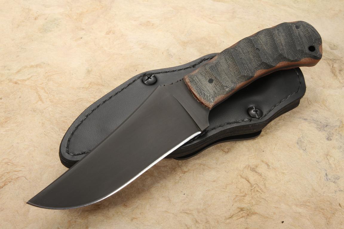 Winkler Belt Knife - Sculpted Wasp Laminate Handle