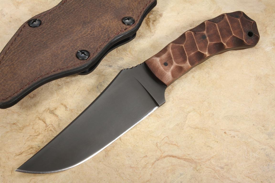 Winkler Belt Knife - Sculpted Maple + Free Shipping