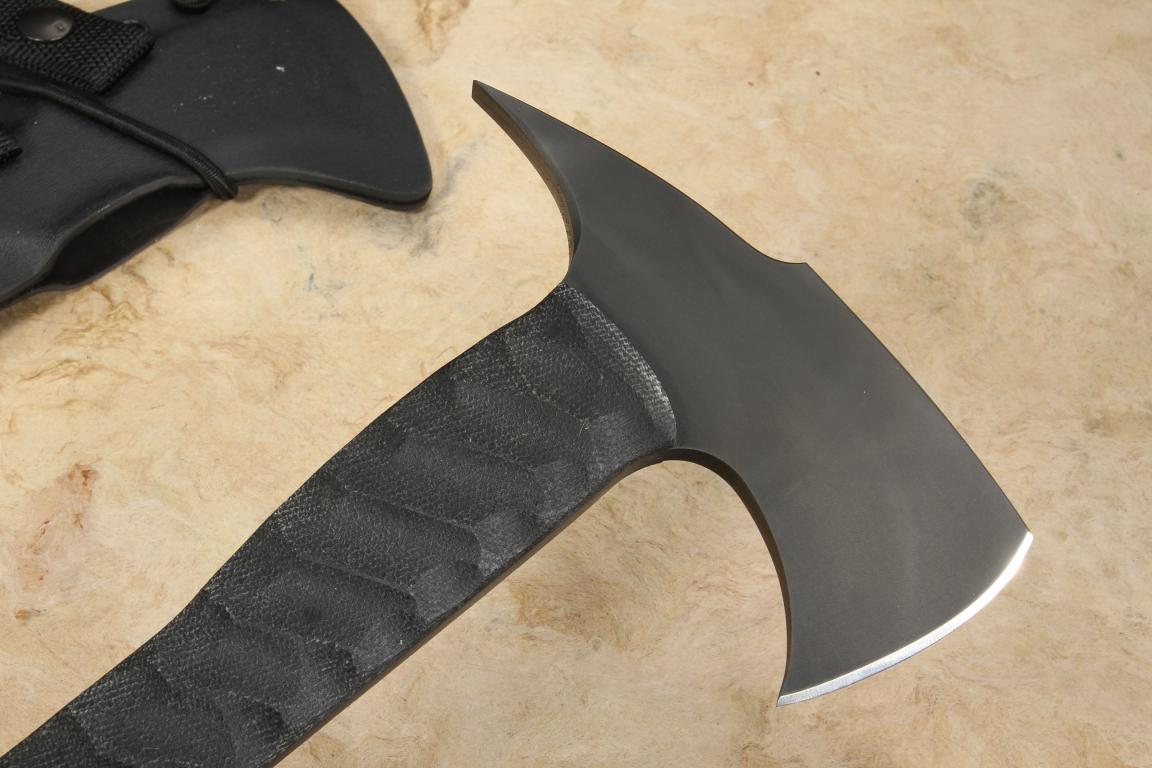Winkler Combat Axe - Sculpted Black Laminate - Free Shipping