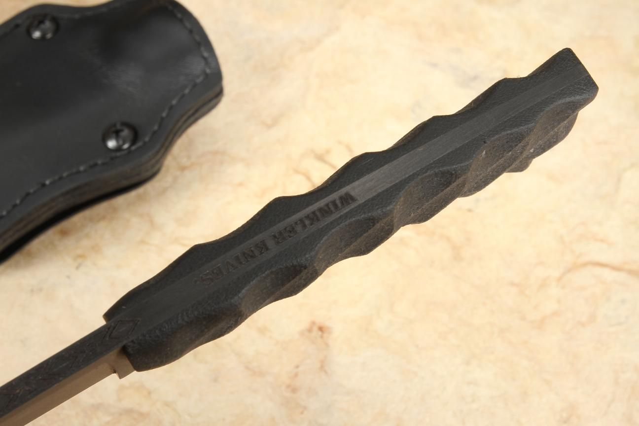 Winkler Knives Forest Edge - Sculpted Black Laminate + Free Shipping