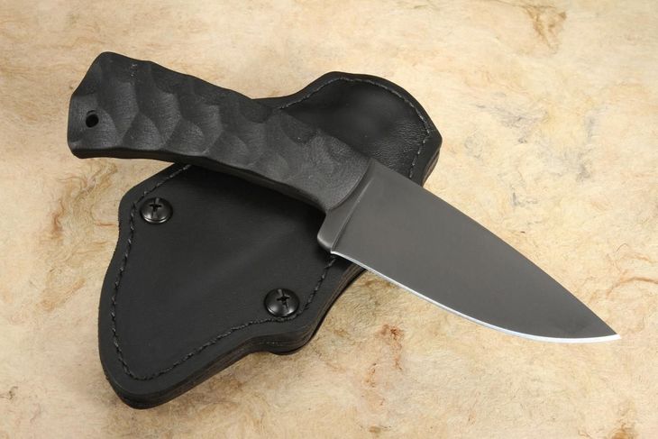 Winkler Knives Forest Edge - Sculpted Black Laminate + Free Shipping