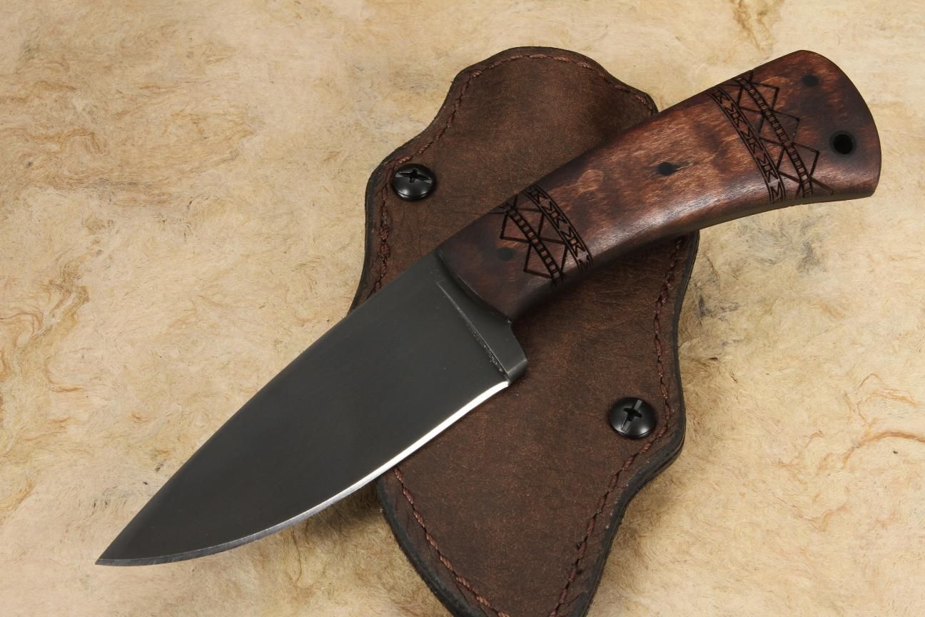 Winkler Knives Forest Edge - Tribal Maple Handle + Free Shipping