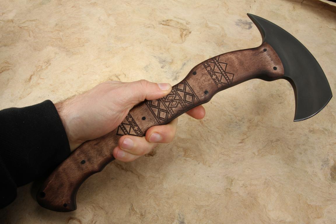 Winkler Knives Sayoc RnD Full Size Tribal Maple Tomahawk