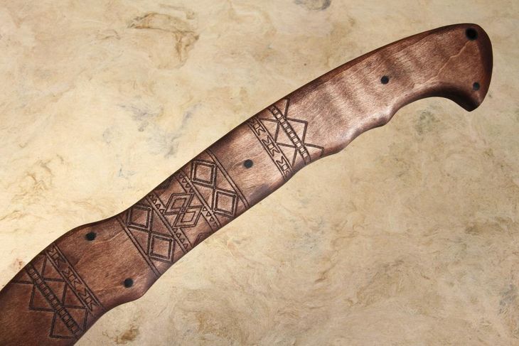 Winkler Knives Sayoc RnD Full Size Tribal Maple Tomahawk